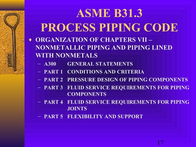 Asme b31,pressure piping code | PPT