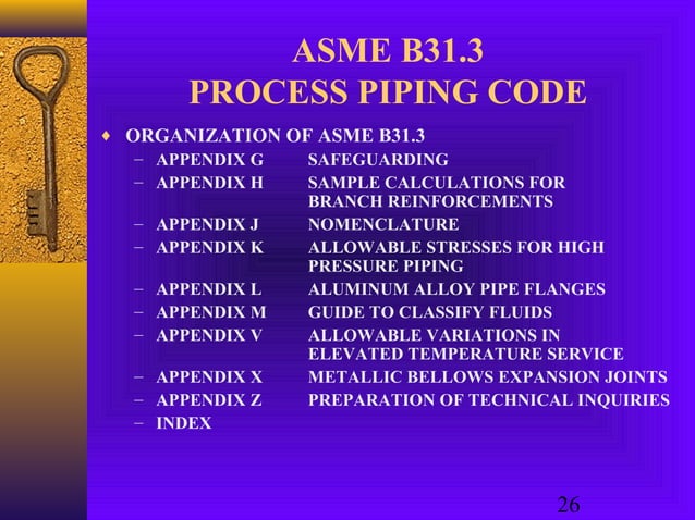 Asme b31,pressure piping code | PPT
