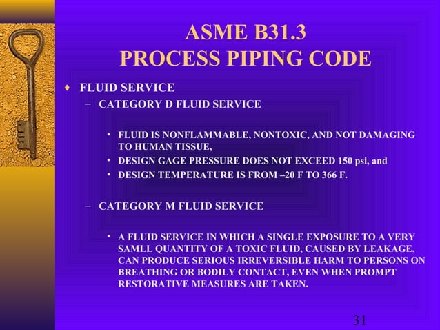 Asme b31,pressure piping code | PPT