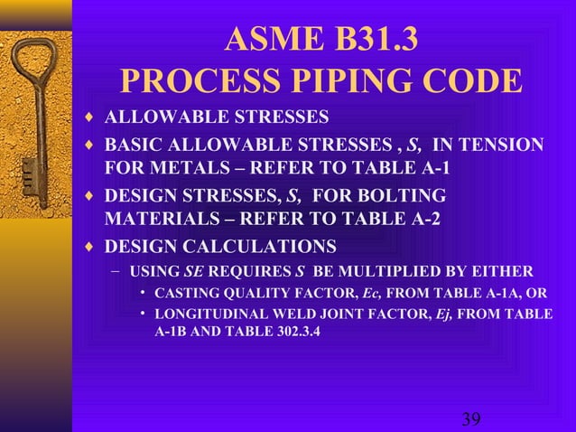 Asme b31,pressure piping code | PPT