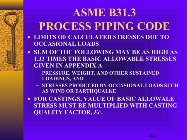 Asme b31,pressure piping code | PPT