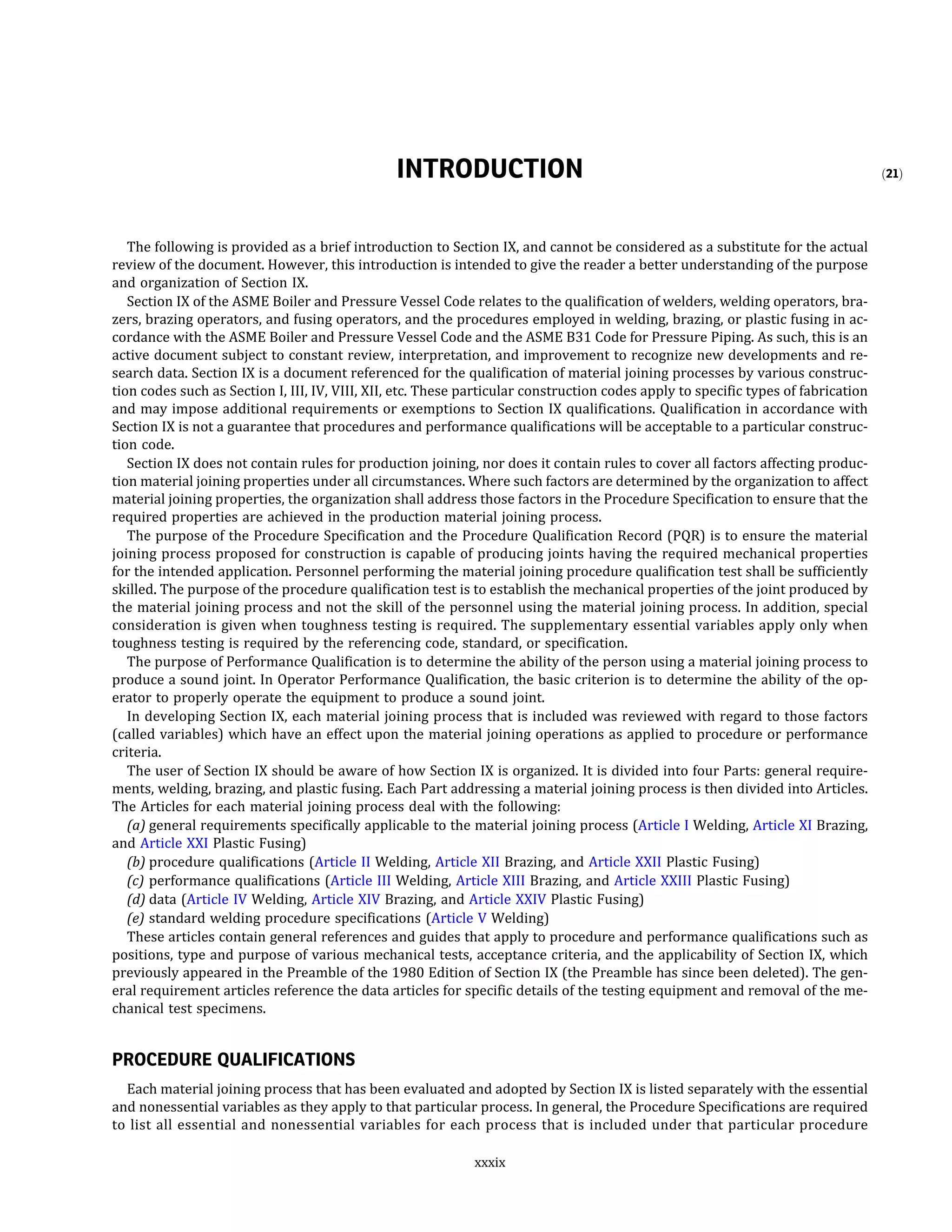 ASME BPVC 2021 Section IX - Qualification Standard for Welding, Brazing ...