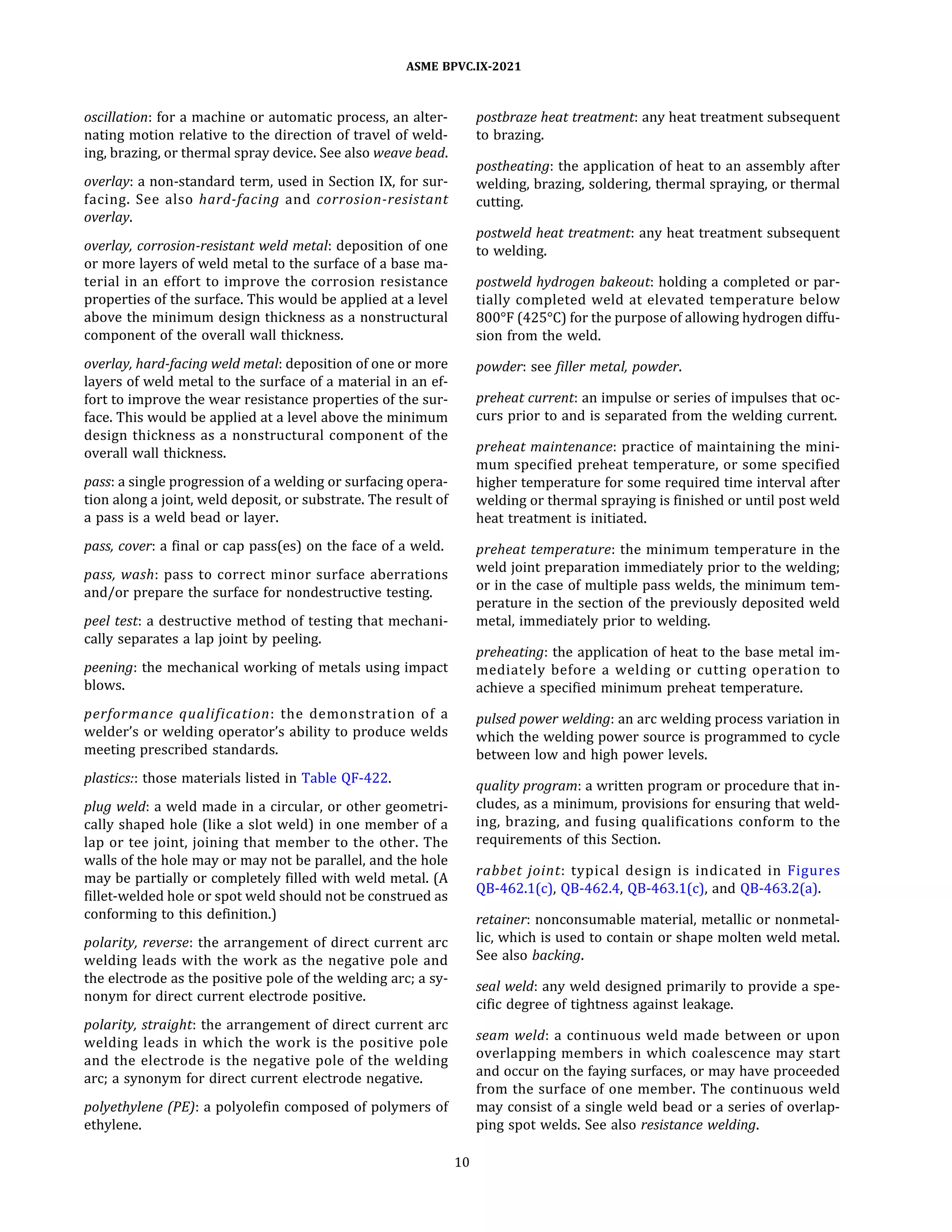 ASME BPVC 2021 Section IX - Qualification Standard for Welding, Brazing ...