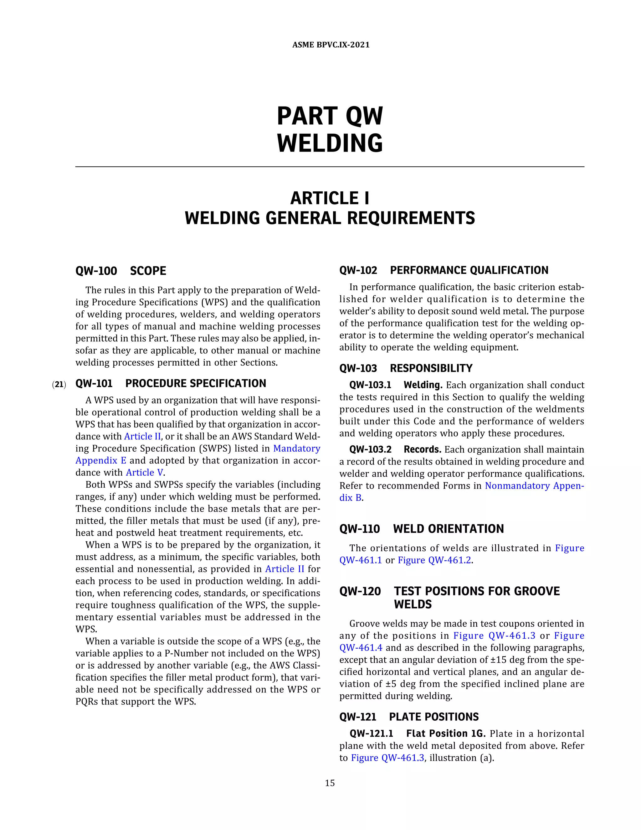ASME BPVC 2021 Section IX - Qualification Standard for Welding, Brazing ...