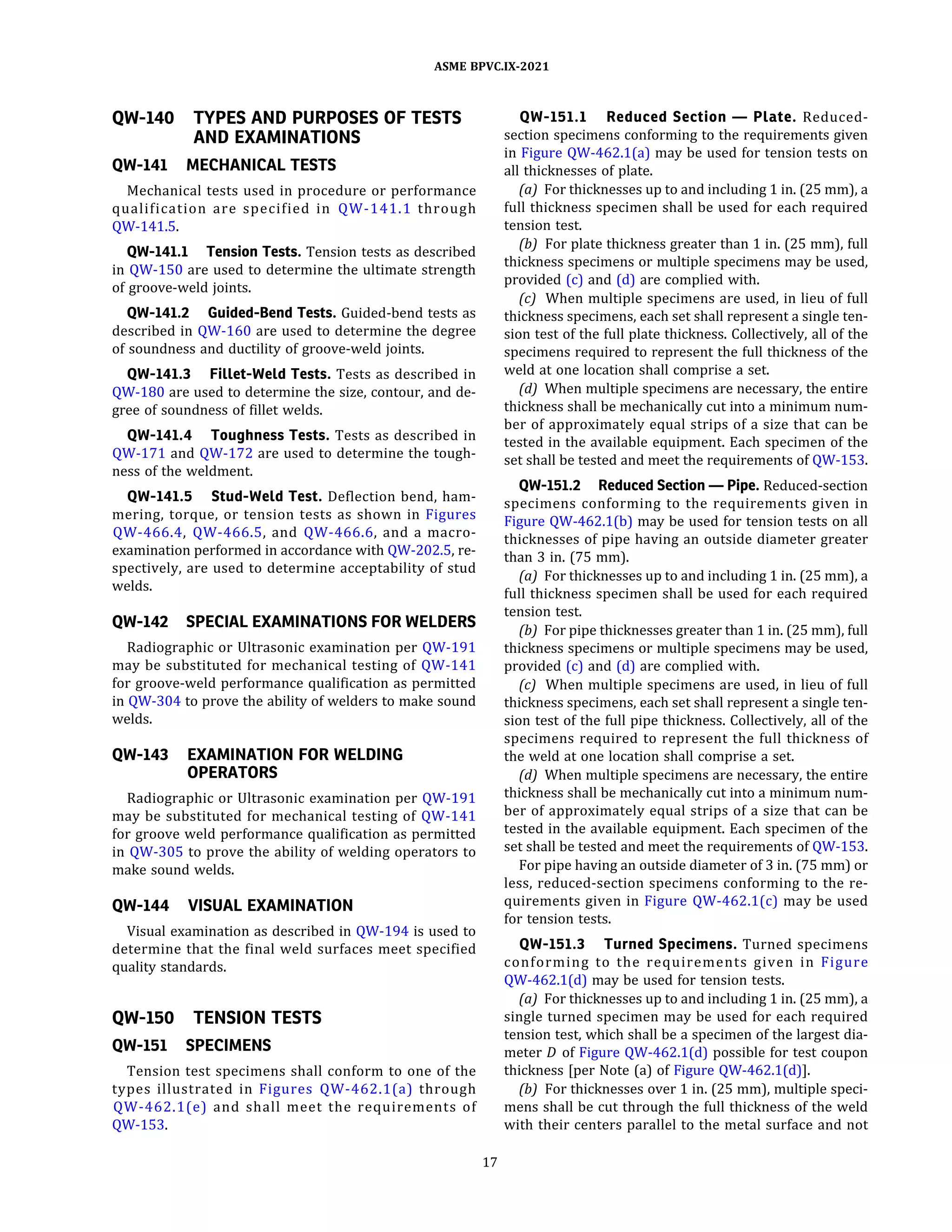 ASME BPVC 2021 Section IX - Qualification Standard for Welding, Brazing ...