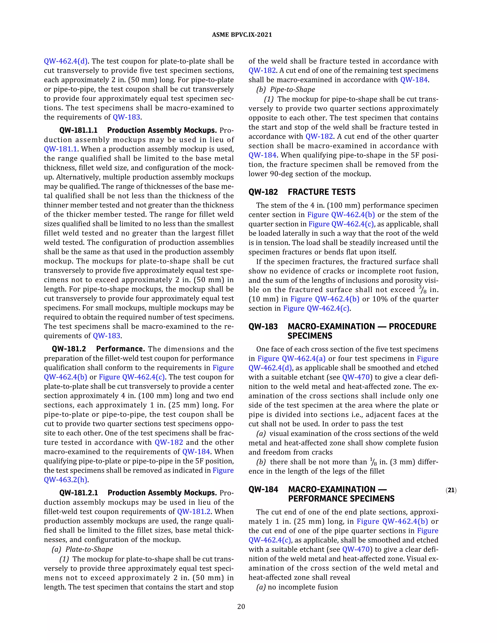 ASME BPVC 2021 Section IX - Qualification Standard for Welding, Brazing ...