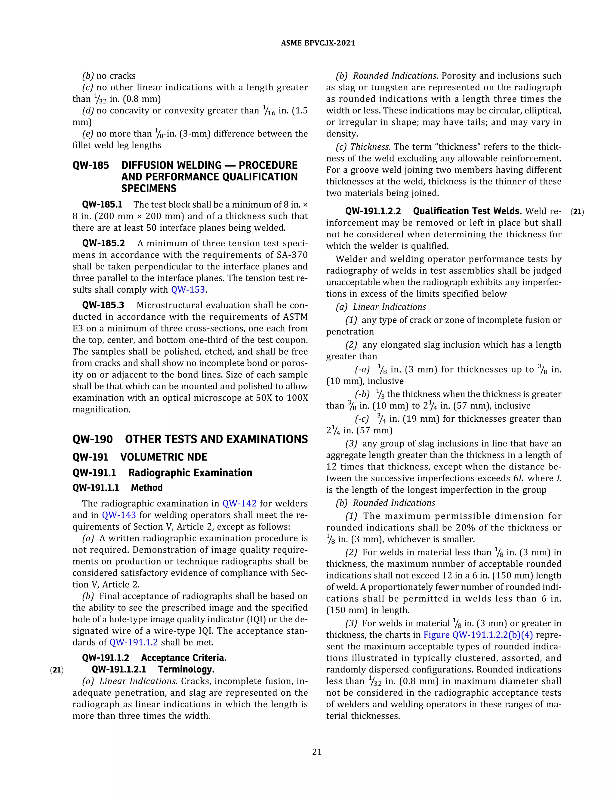 ASME BPVC 2021 Section IX - Qualification Standard for Welding, Brazing ...