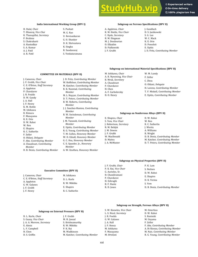 ASME BPVC Section II Materials Part A Ferrous Material Specifications ...