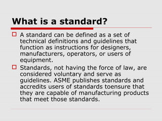 Asmecodesstandards | PPT