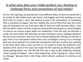 AS MEDIA EVALUATION. | PPT