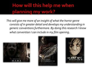 As media the history behind the horror genre | PPTX