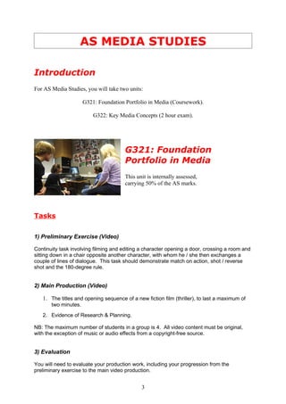 As Media Course Handbook 2009 10 | DOC