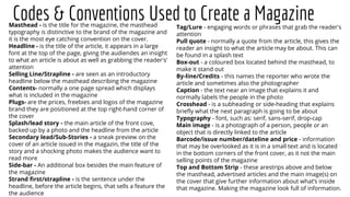Existing Magazine Critical Deconstruction | PPT