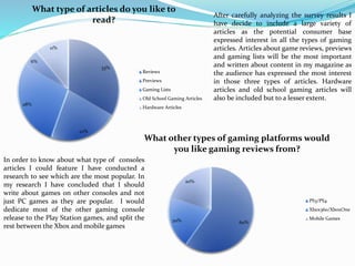 As media gaming magazine demographics and potential audience | PPTX