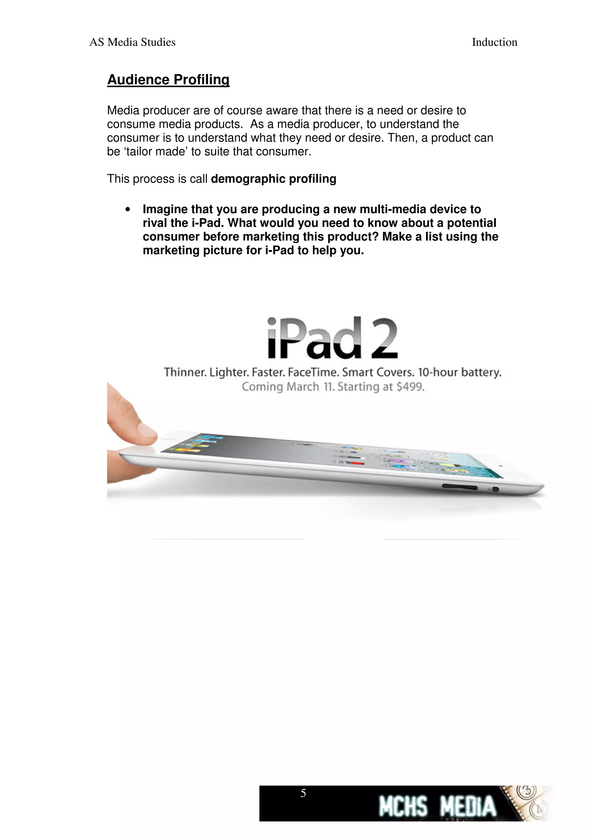 As media induction booklet | PDF