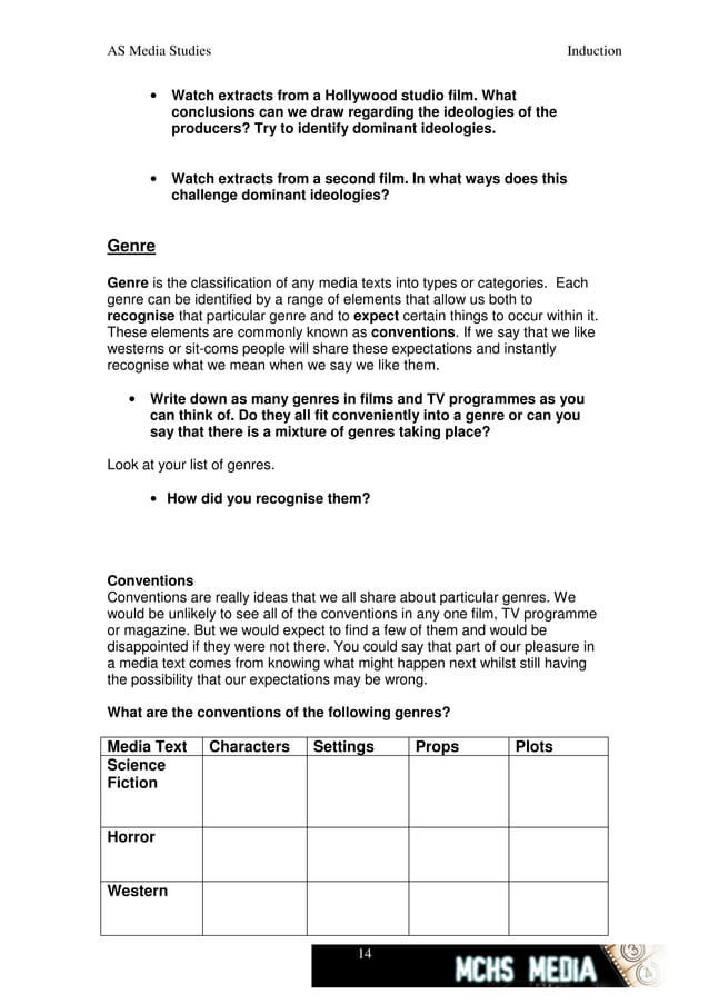As media induction booklet | PDF