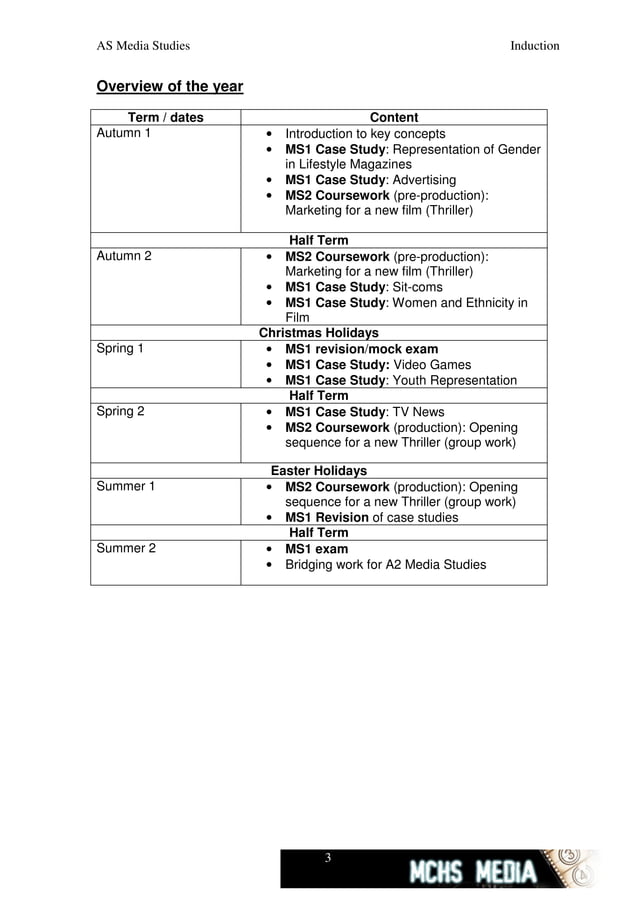 As media induction booklet | PDF