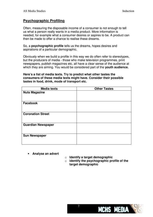 As media induction booklet | PDF