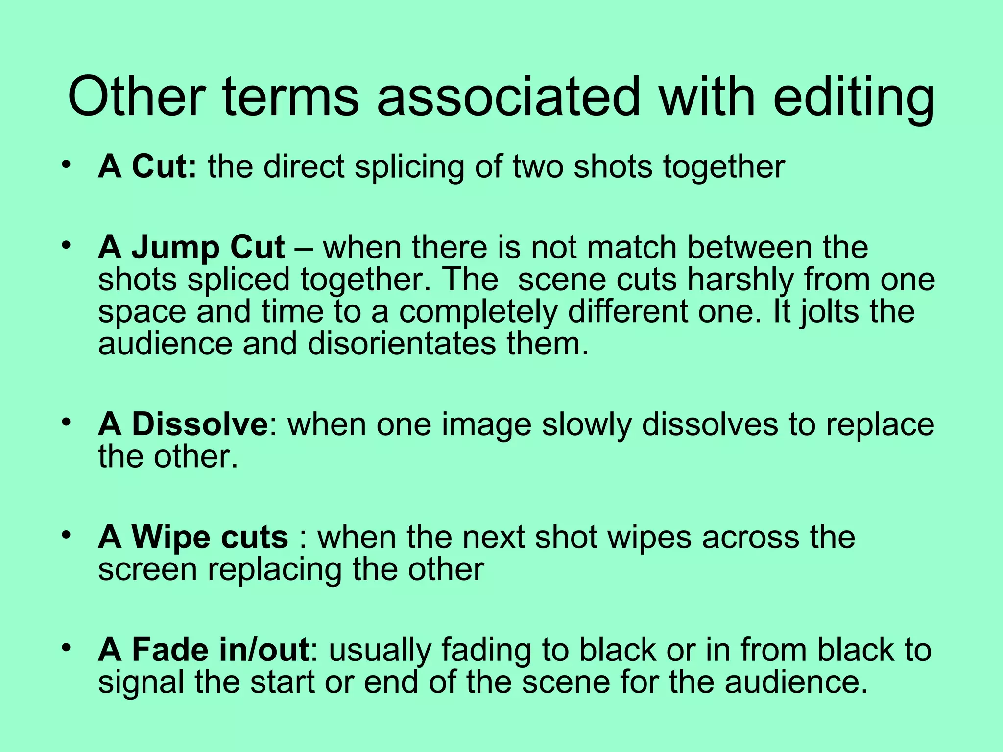 As media studies_editing_powerpoint[1] | PPT