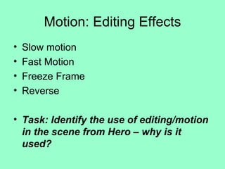 As media studies_editing_powerpoint[1] | PPT