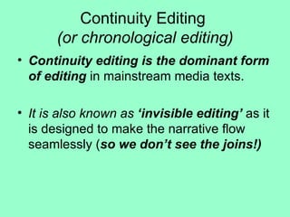 As media studies_editing_powerpoint[1] | PPT