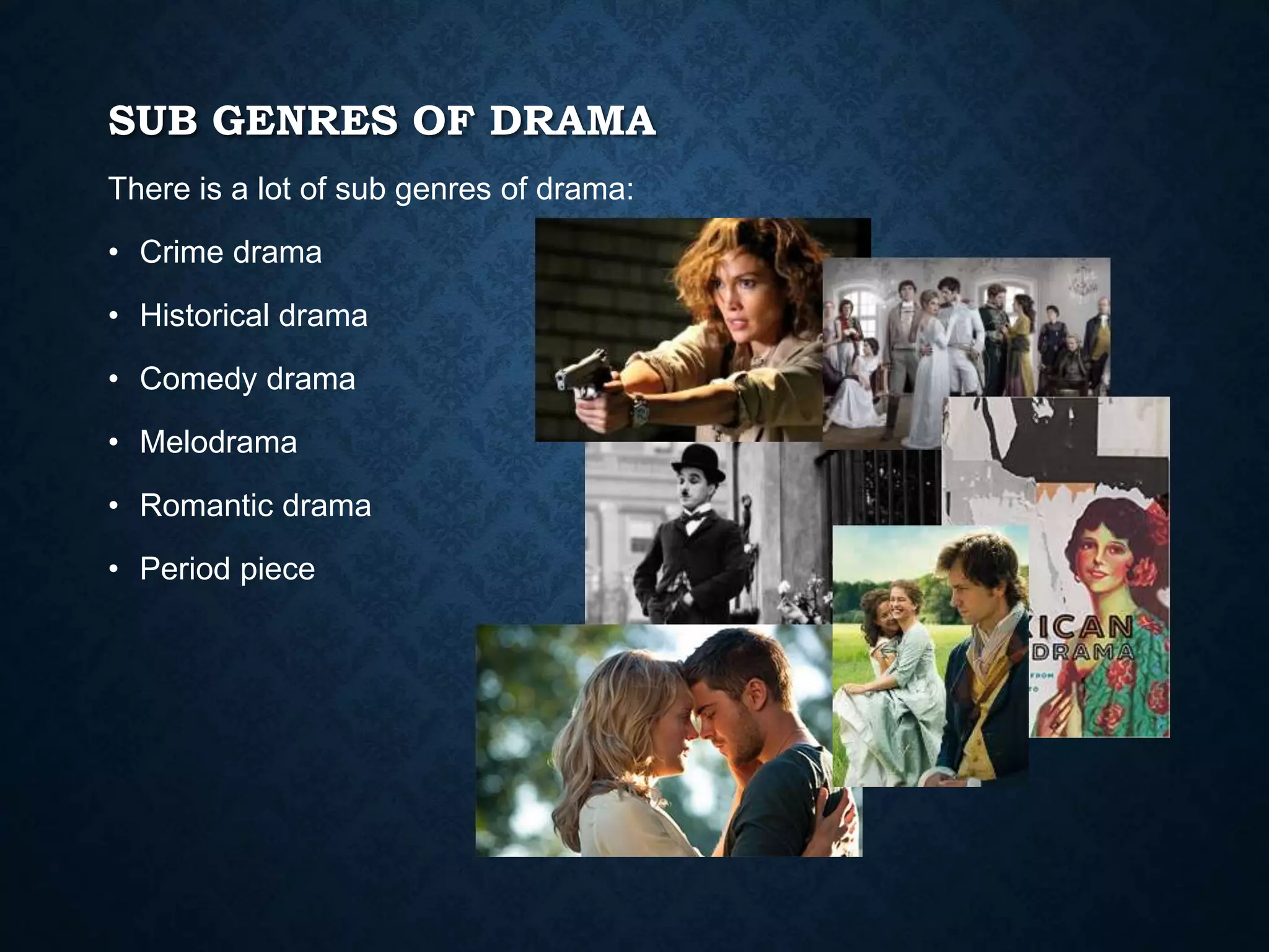 As media studies foundation portfolio drama film genre coversation ...