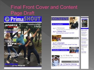 As Media Studies Foundation Portfolio Preliminary Task | PPTX