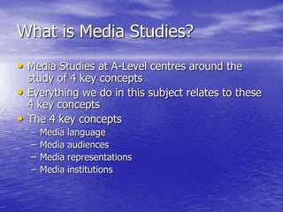 As media studies induction lesson | PPT