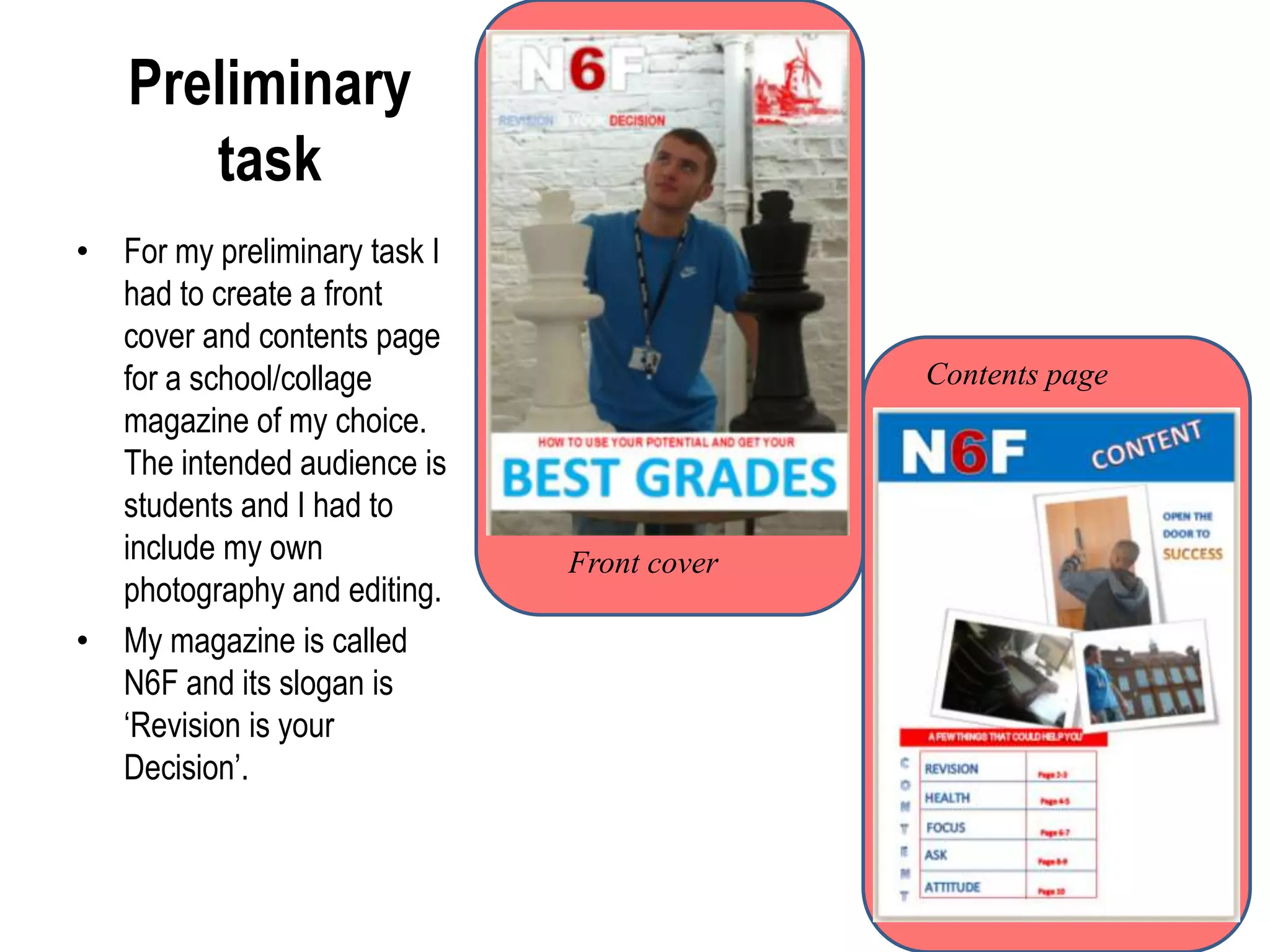 As media studies portfolio | PPTX