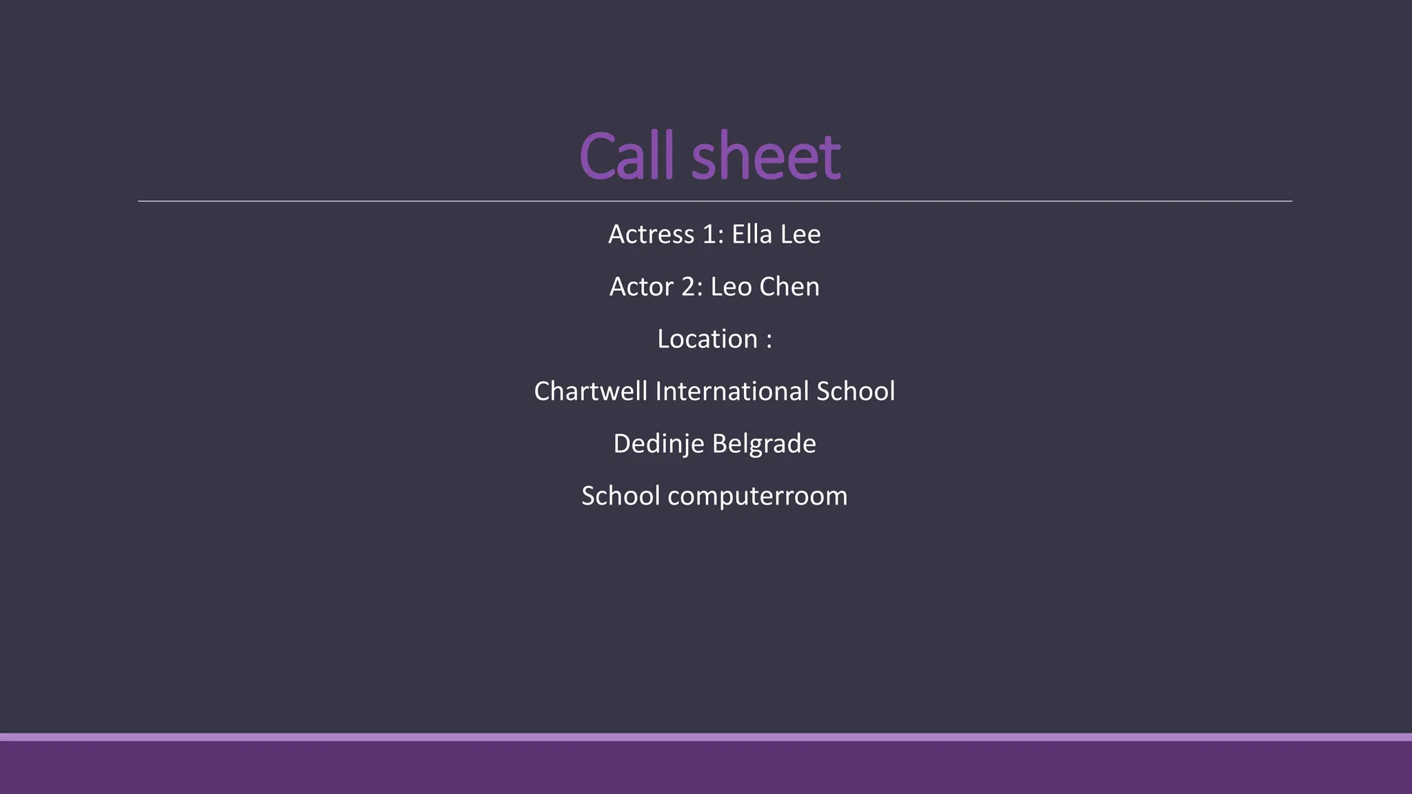 PRELIMINARY TASK 2 - CONTINUITY SEQUENCE | PPT