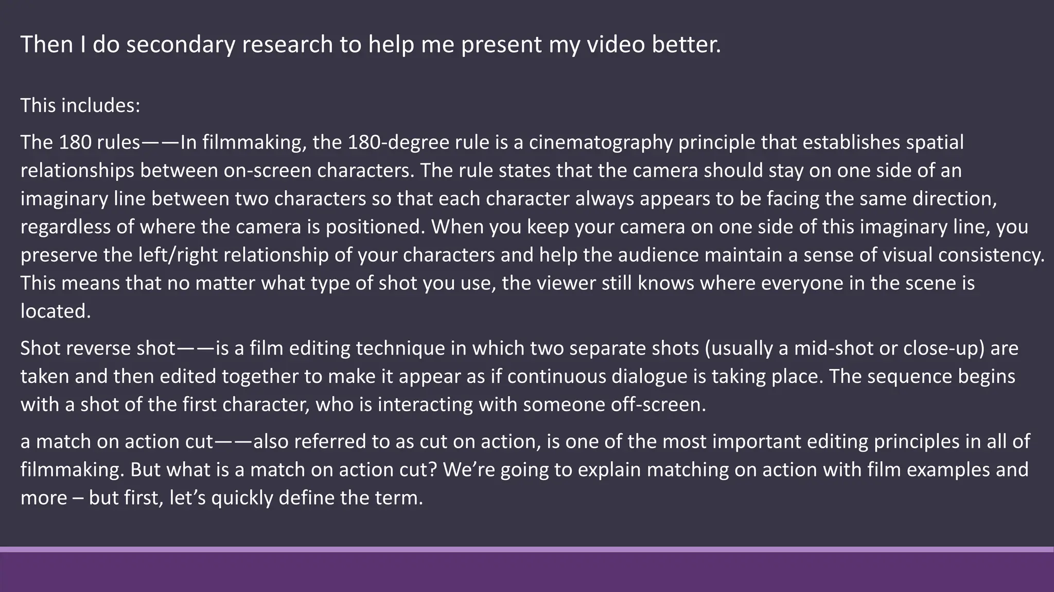 PRELIMINARY TASK 2 - CONTINUITY SEQUENCE | PPT