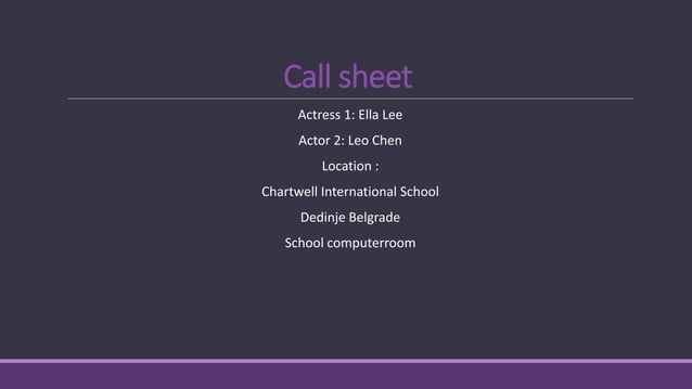 PRELIMINARY TASK 2 - CONTINUITY SEQUENCE | PPT