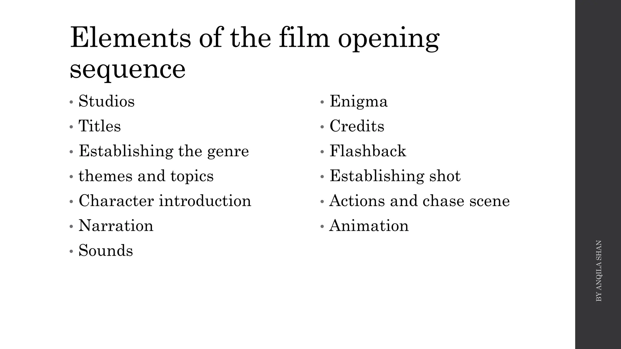 OPENING SEQUENCE CODES AND CONVENTIONS AS MEDIA STUDIES | PPT