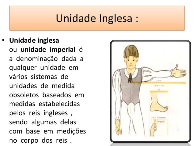 As medidas de comprimento inglesas