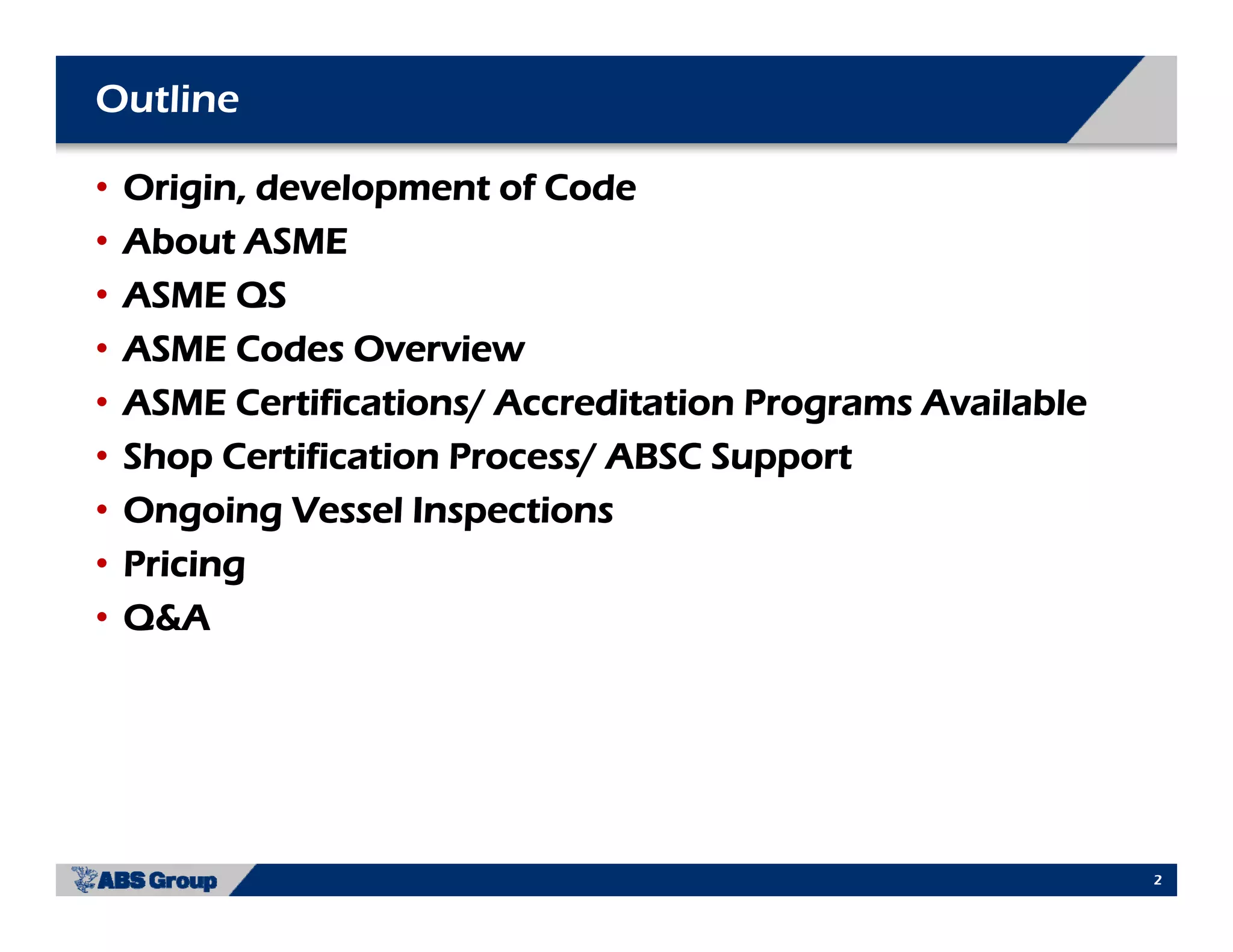 ASME Accreditation Programs | PDF