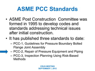 Asme pcc 2 repair leaks | PDF