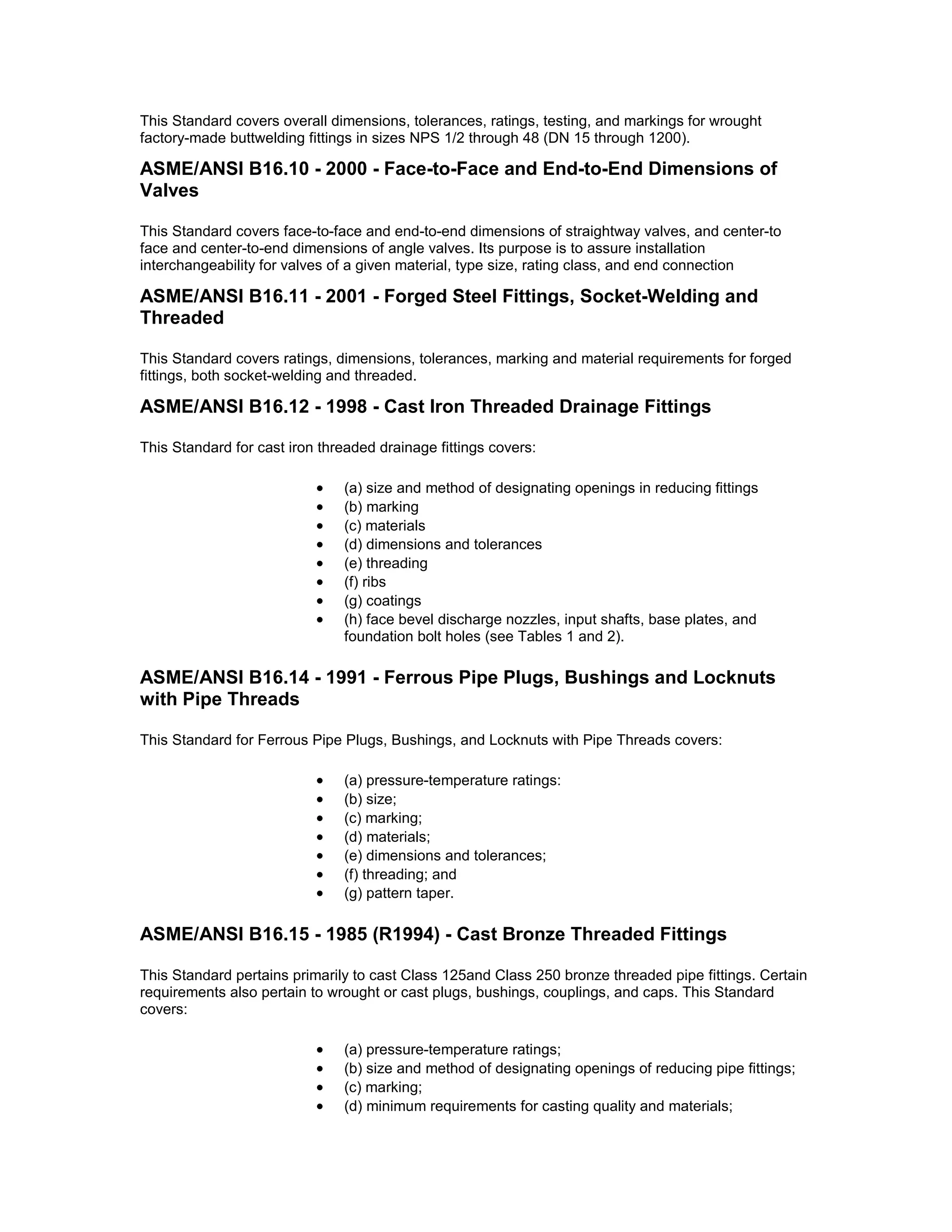 Asme pipe fiting | PDF