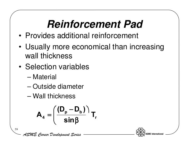 How to calculate reinforcement pad dimensions - pagdesktop