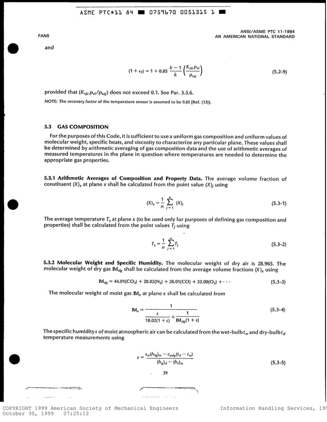 Asme ptc 11 fans | PDF