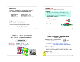 ASME PVP 2016 PCC-1 Appendix A session summary | PDF