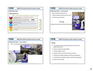 ASME PVP 2016 PCC-1 Appendix A session summary | PDF