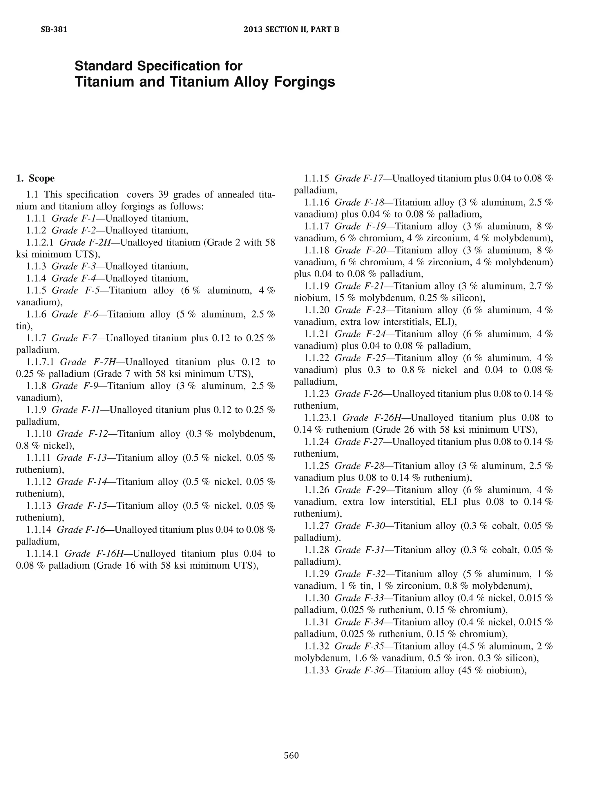 ASTM B381 | PDF