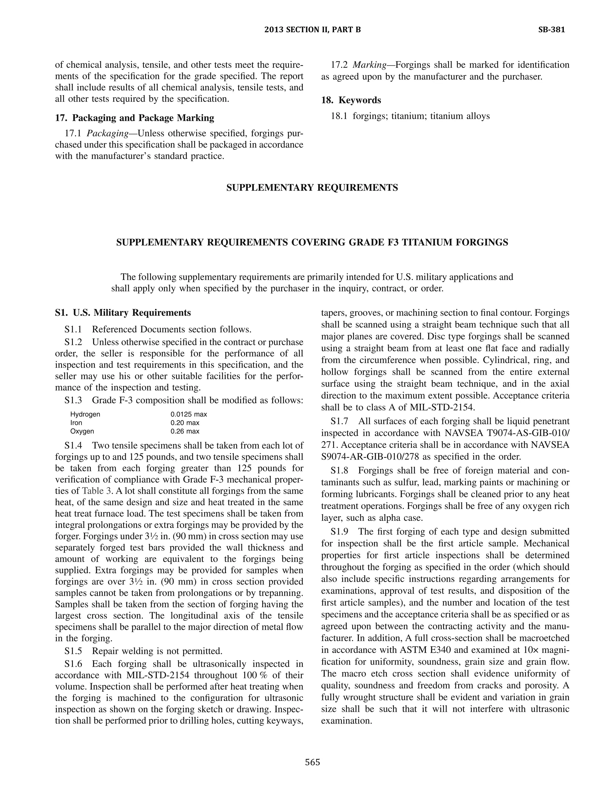 ASTM B381 | PDF