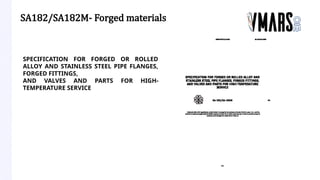 ASME Sec II PART A Training of the data towrads | PPT