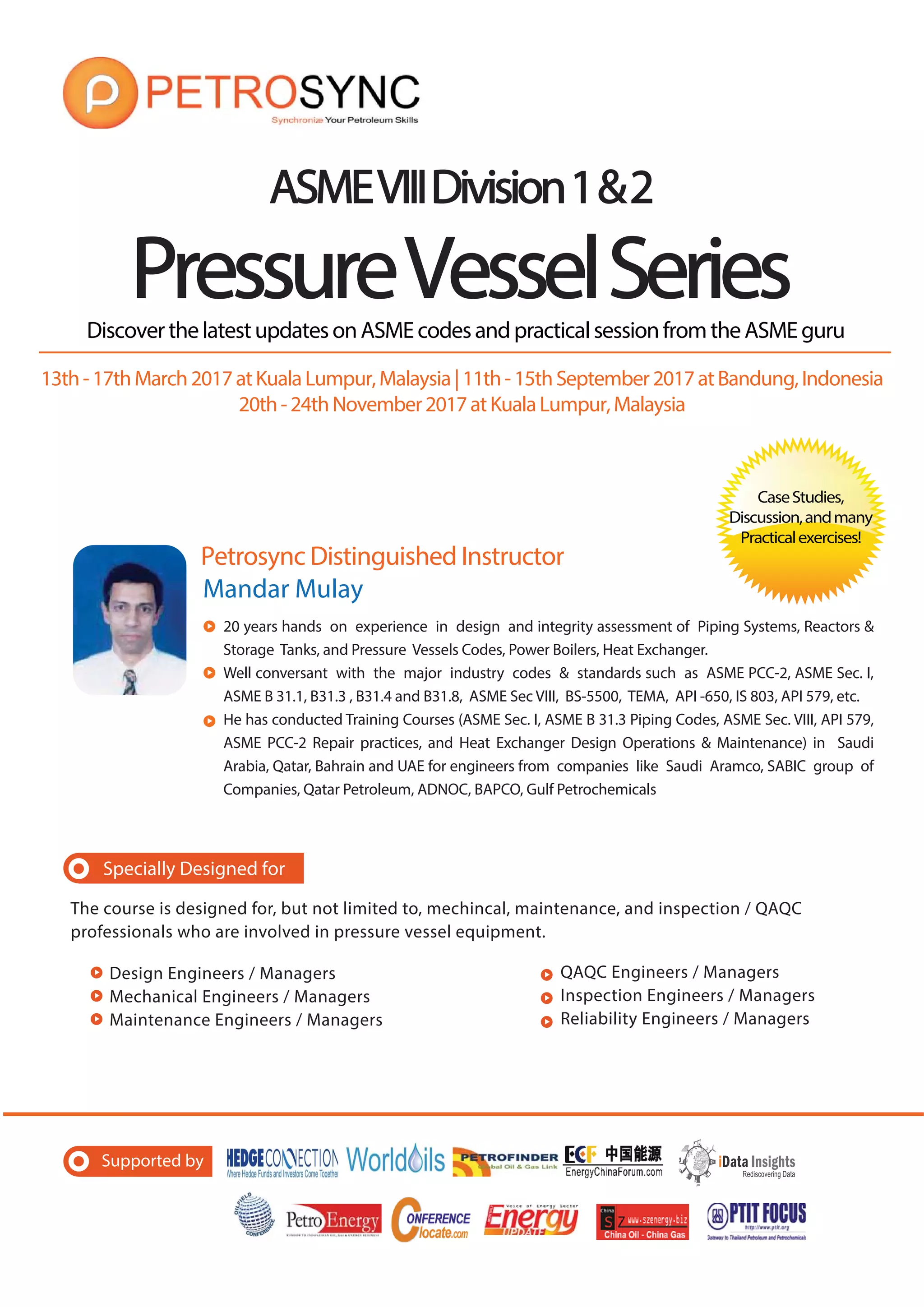 Asme section viii division 1 and 2 pressure vessel series ( CONFIRM RUN ...