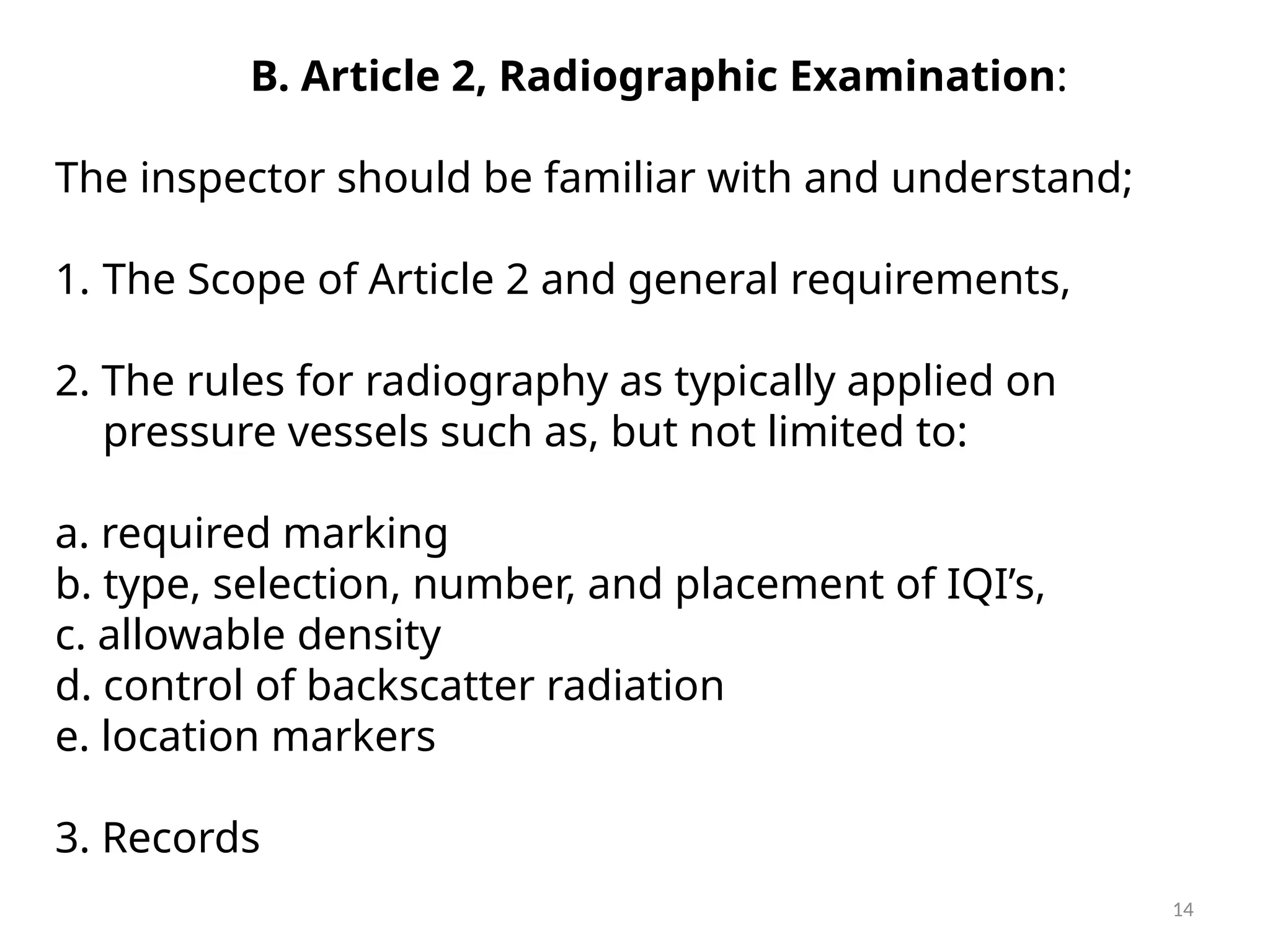 ASME Sec V New - NON destructive testing | PPTX