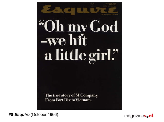 Asme's top 40 magazine covers of the last 40 years | PPT | Publishing ...