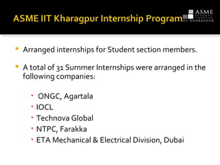 ASME Students' Section, IIT Kharagpur | PPS