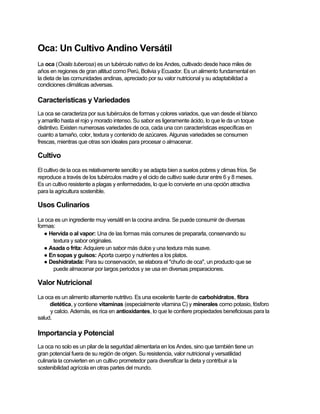 Conservación de cultivos de oca......... | DOCX