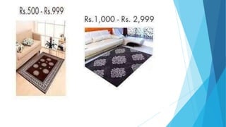asmita katiyar and divya balani - market survey and an types of carpet ...